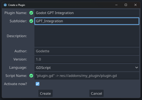 Building a Godot Engine Tool Script for Interacting with OpenAI ...
